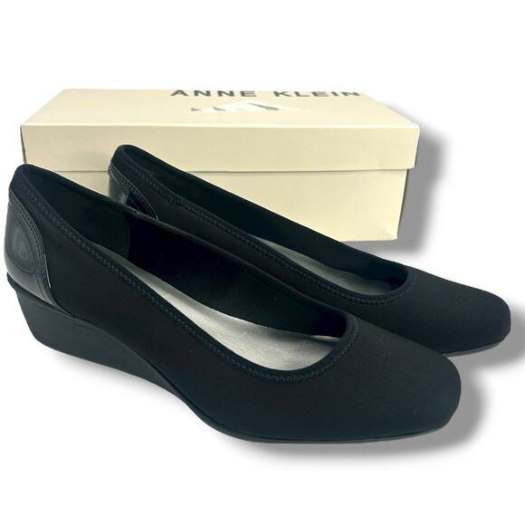 Anne Klein | Shoes | New Anne Klein Wisher Flexible Sport Wedge Pumps ...